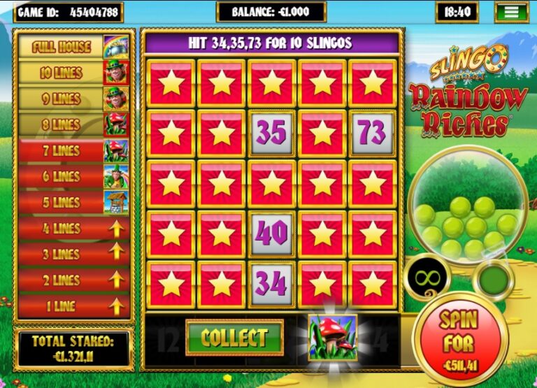 Slingo Rainbow Riches Review